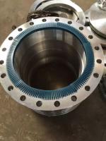 China Carbon Steel Raised Face Weld Neck Flange Nominal Pressure 40 Bar EN 1092-1 Type 11 for sale