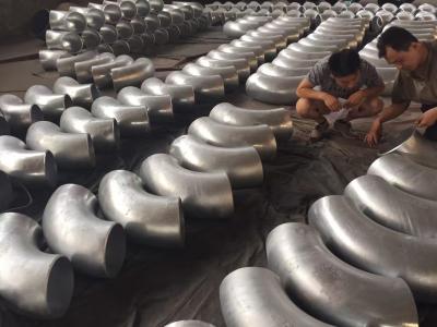 China Einschweißbogen / Schuhstutzen Einschweißbogen / Schuhstutzen ähnl. DIN 2619, aus Bogen Norm 3/90°, Werkstoff 1.4541, 1. for sale