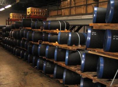 China Black Painting Surface Butt Weld Fittings EN 10253-3/4 -W Bauart A 3D Elbow for sale