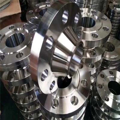 China Carbon Steel Welding Neck Flange with SCH 5s SCH XXS Wall Thickness Compliant with EN ISO 9692-2 Standard for sale