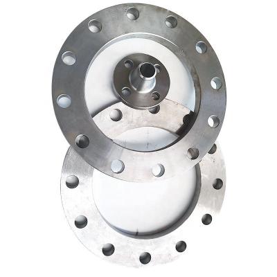 China 1.4541 Weld-neck Flange EN 1092-1 Compliant AISI 321 Equivalent Stainless Steel Flange for sale