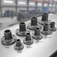 China 1.0038 Steel RST37.2 Material EN1092-1 Type11 Welding Neck Flange Forged Flange for sale