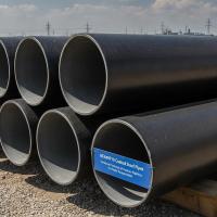 China NFA49710 Coated Steel Pipe with Three-Layer Polyethylene Coating for Corrosion Protection in Fluids Transportation for sale