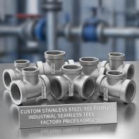 China ASTM A105/A182 F5, F9, F304L, F317L, F55 Stainless Steel Tee Fittings with 1/2