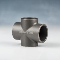 China EN 10253-1 S235 Low Carbon Steel Tee Butt Weld Fitting for Pipe Connections for sale