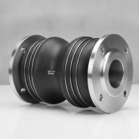 China Double Sphere Flexible Joint with SS304 Flange and Max 1000℃ Temperature Rating for Absorbing Lateral, Axial, and Angular Displacement for sale