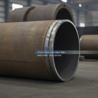 China Heavy Wall LSAW Steel Pipe with Bared Finish Manufactured by Press Bending Machine for sale