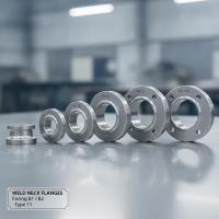 China 304L Material Weld Neck Flanges with 300LBS Pressure and PN 6 to PN 100 Lap Joint Flange for sale