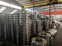 China Duplex Stainless Steel Welding Neck Flange with Long Weld Neck and ASME B16.9 Standard for Secure Pipeline Connections for sale