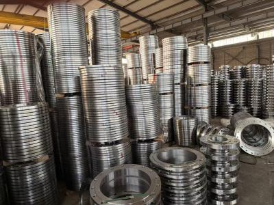 China Duplex Stainless Steel Welding Neck Flange ASME B16.9 for High Pressure Piping Systems for sale