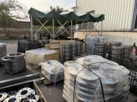 China Duplex Stainless Steel Welding Neck Flange ASME B16.9 for High Pressure Piping Systems for sale