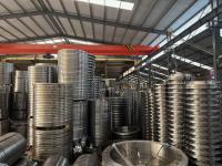 China Duplex Stainless Steel Welding Neck Flange ASME B16.9 for High Pressure Piping Systems for sale