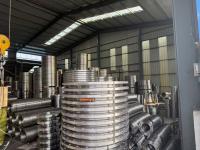 China Duplex Stainless Steel Welding Neck Flange ASME B16.9 for High Pressure Piping Systems for sale