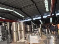 China Duplex Stainless Steel Welding Neck Flange ASME B16.9 for High Pressure Piping Systems for sale