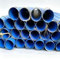 China Corrosion Resistant Plastic-coated Steel Pipe with Outer Diameter 20mm to 630mm and Operating Pressure Up To 1.6 MPa for sale
