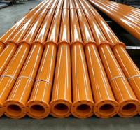 China Polypropylene Coated Steel Pipe Built to DIN Standards for Pipeline Infrastructure with Up To 1.6 MPa Pressure for sale