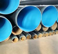 China Wall Thickness Varies Plastic-coated Steel Pipe with ISO Certification and Up To 10 MPa Pressure Rating for sale