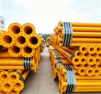 China Plastic-coated Steel Pipe with Smooth Plastic Coating Surface for Operating Temperatures -20°C to 60°C and Pressure Up to 1.6 MPa for sale