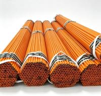 China Wall Thickness Varies Plastic-coated Steel Pipe with ISO Certification and Up To 10 MPa Pressure Rating for sale