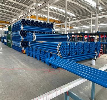 China Threaded Plastic-coated Steel Pipe with Smooth Steel Inner Surface and High Corrosion Resistance for Pipeline Systems for sale