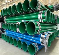 China Plastic-coated Steel Pipe with Up To 10 MPa Pressure Rating and Threaded Joint for Long Lasting Pipeline Construction for sale