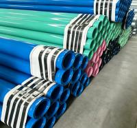 China Threaded Installation Method Plastic-coated Steel Pipe with Pressure Rating Up To 10 MPa and Variable Wall Thickness for sale