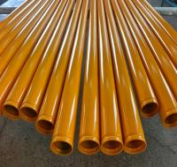 China Threaded Plastic-coated Steel Pipe with Smooth Steel Inner Surface and High Corrosion Resistance for Pipeline Systems for sale