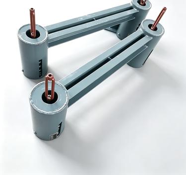 China Vibration Damping Pipe Supports with Rubber Inserts for Load Capacity Up to 5000 Lbs and Temperature Range -40°C to 400°C for sale