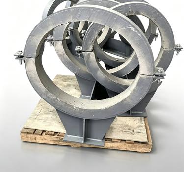 China Adjustable Pipe Supports and Hangers with Vibration Damping Rubber Inserts and 5000 Lbs Load Capacity for sale