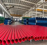 China High Corrosion Resistance Coated Steel Pipe with 1-3 Mils Coating Thickness and 20mm - 1420mm Outer Diameter for sale