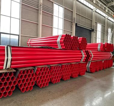 China 3 Layer Polypropylene Coated Steel Pipe with Thick Wall Construction for High Corrosion Resistance in Industrial Applications for sale