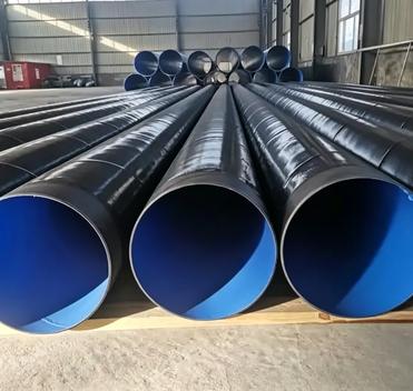 China 20mm to 1420mm Diameter Coated Steel Pipe with GR.A-X70, N80, Q195-Q345, ST35-ST52 Grades for Oil Gas and Water Transportation Systems for sale