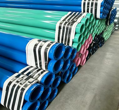 China Flanged 3 Layer Polyethylene Coated Steel Pipe with 1-3 Mils Coating Thickness for 0℃-95℃ Temperature Range and 355.6-1229mm Outer Diameter for sale