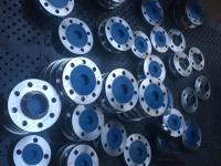 China Duplex Stainless Steel Weld Neck Flange EN 1092-1 Standard PN100 Pressure Rating Forged And Machined for sale