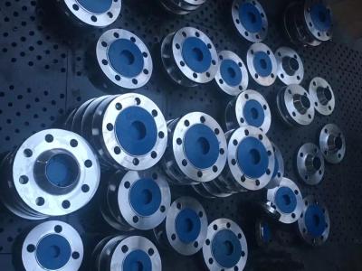 China Duplex Stainless Steel Weld Neck Flange EN 1092-1 Standard PN100 Pressure Rating Forged And Machined for sale