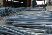 China Galvanized Mild Steel Seamless Tube 16KHM Wind Speed For Street Light Steel Lamp for sale