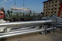 China Galvanized Mild Steel Seamless Tube 16KHM Wind Speed For Street Light Steel Lamp for sale