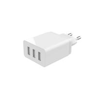 China 3.1A USB Wall charger Eurpean Adapter multi-port plug adapter 3USB  travel charger  wall charger for mobile for sale