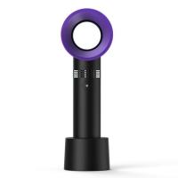 China Colorful Mini USB Handheld Fan Rechargeable Portable Bladeless USB Fan for sale
