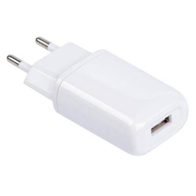 China Fast Wall Charger 5V 2.1A  Charger For Mobile Phone 10W Universal US Plug Power Adapter White Mobile Phone Wall Charger for sale
