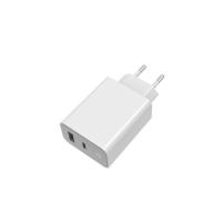 China QC 3.0 Type C Fast Wall Charger 30 Watt Dual USB Power Adapter for sale