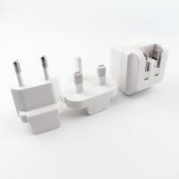 China 2 Port Fordable Wall Mount Charger Usb Wall Charger Universal Adapter Changable Plug Eu/Us/Aus/Uk 5v2.1a for sale