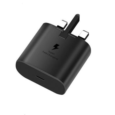 China PD 3.0 PPS Wall Charger  UK Mains 3 Pin Foldable Plug Adapter USB C Power Adapter for sale