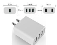 China Multi USB Qualcomm Quick Charge 3.0 18W 5v 9v 12v Power Adapter for sale