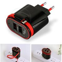 China ODM 18w QC 3.0 Fast Wall Charger ,  2 In 1 Multiple Fast Charger With Foldable Lighting for sale