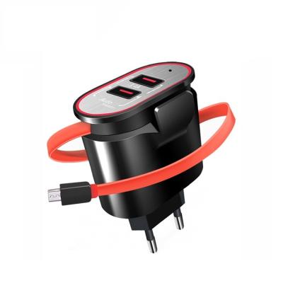 China ODM 18w QC 3.0 Fast Wall Charger ,  2 In 1 Multiple Fast Charger With Foldable Lighting for sale