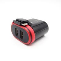 China 5V 2.1A Iphone 12 Fast Wall Charger Dual USB 2 Ports 18w USB Power Adapter for sale