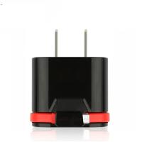 China 2.1A 5V Dual Port Fast Wall Charger , USB Charger Wall AdapterWith Cable Management for sale