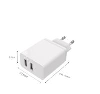 China 18w Quick Charge 3.0 Wall Charger European Fast Rapid Dual Usb Wall Charger Adapter for sale