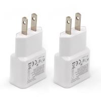China 5v Dual Usb Fast Charging 2-Port Wall Charger 2.4 Amp Usb Plug Charger for US outlet for sale